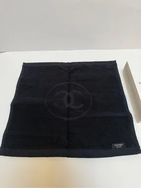 CHANEL | Bath | Chanel Beauty Dark Navy Blue Wash Towel Nwt | Poshmark